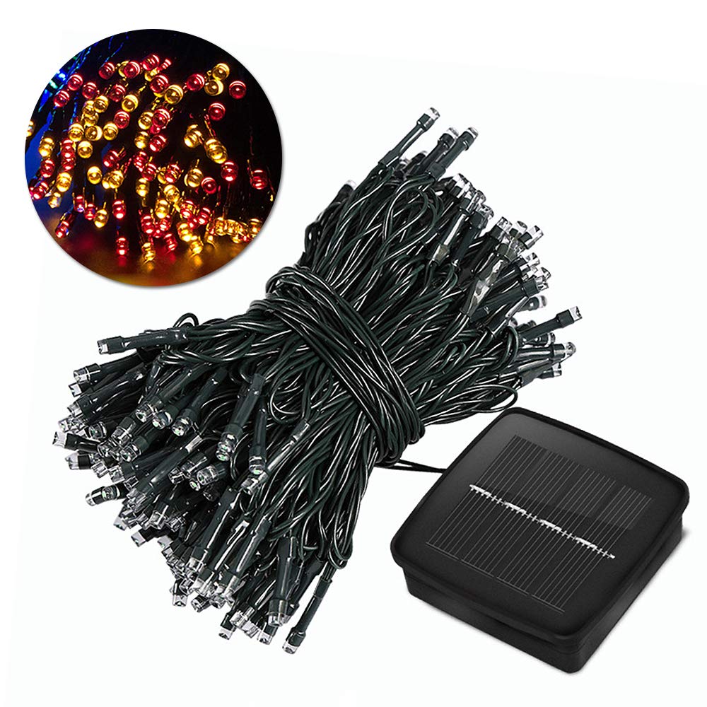 Lixada Solar Christmas Lights,72ft 200 LED Solar String Lights, IP65 Waterproof Starry Fairy Lights for Connectable Home Decor Lights for Patio Garden Wedding Holiday Halloween