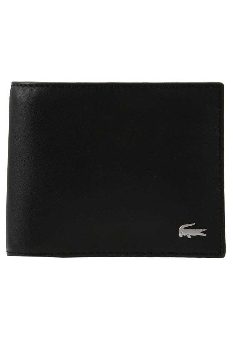 Lacoste NH1115FG000 Mens Fitzgerald Small Billfold Wallet Wallet, Black, One Size