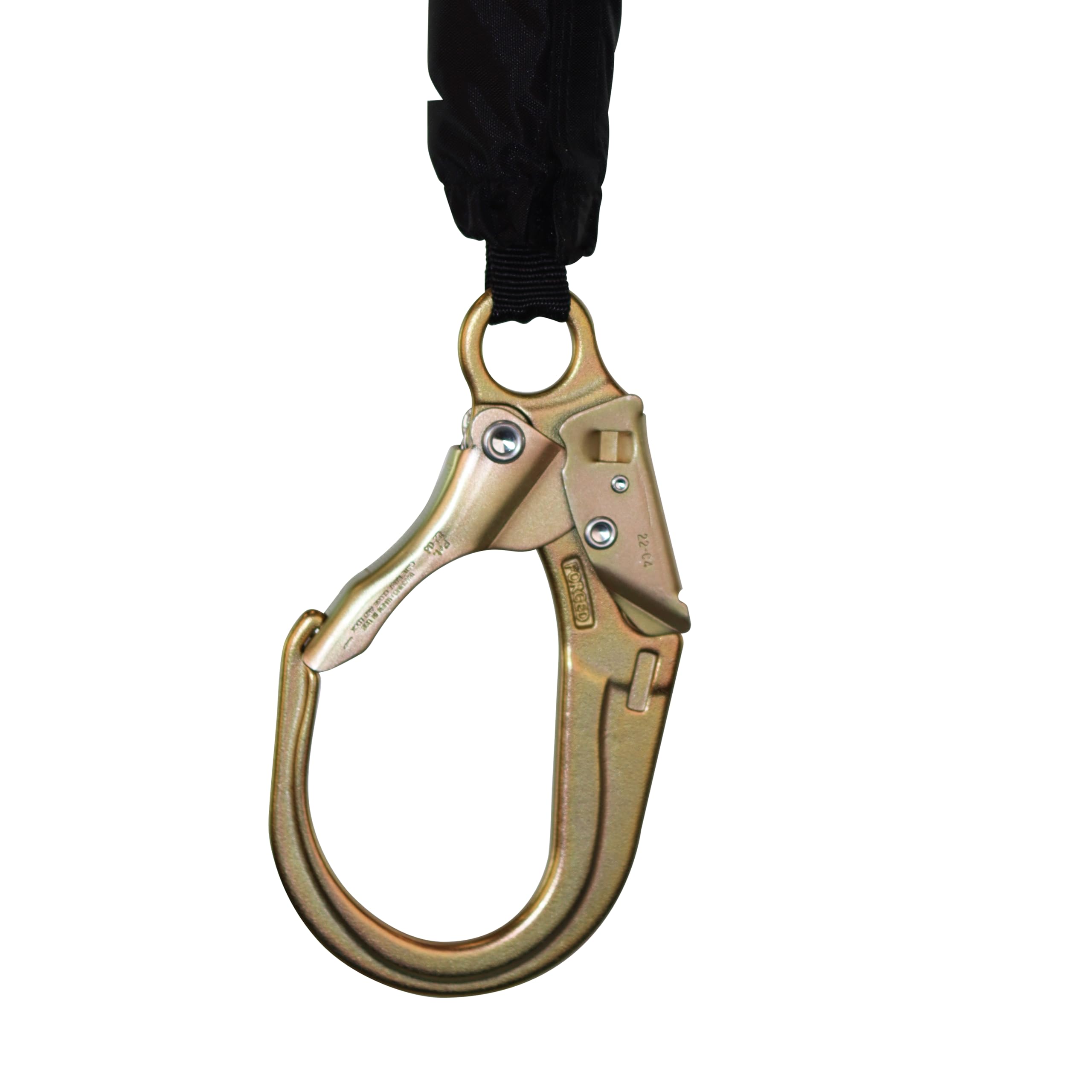 Malta Dynamics Pygmy Hog 11' Web Self Retracting Lifeline, YoYo Cable with Rebar Hook, Fall Protection Retractable Safety Harness Lanyard - OSHA/ANSI Compliant