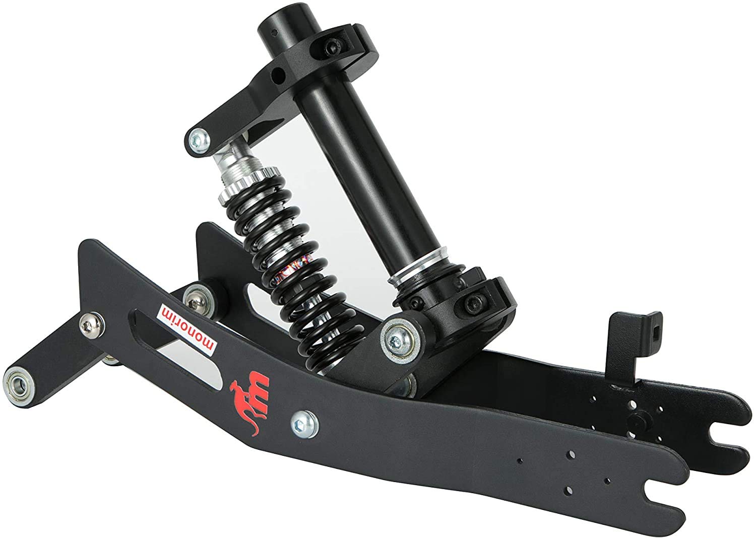 Monorim V4 Front Scooter Suspension Upgrade | Compatible w/Segway Ninebot MAX | Scooter Parts for Safer, Smoother, More Comfortable Ride - Raw Open Coil