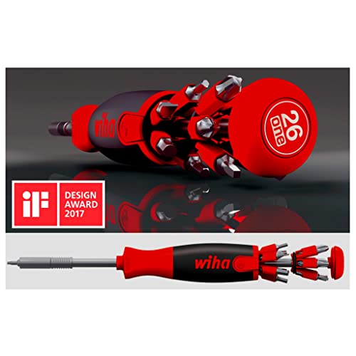 Wiha 77790 14 Piece Ultra Driver 26-in-1 Bit Holder Set