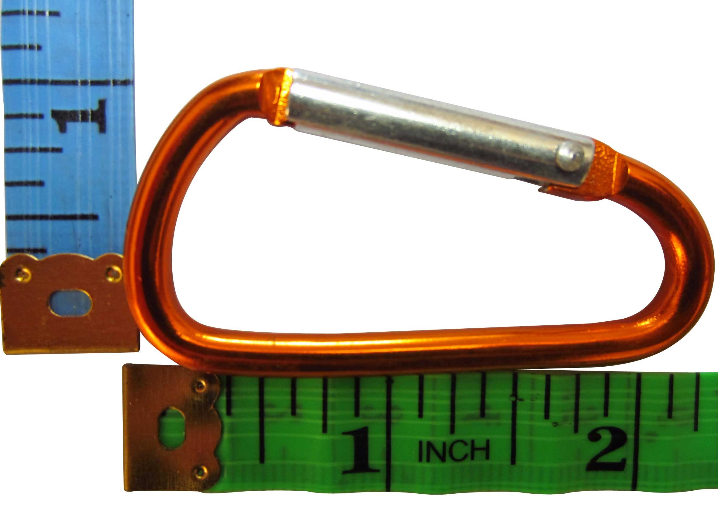LeBeila 2"/5.6cm Carabeaner D Clip, Small Assorted Camping Aluminum Carabiner Keychain