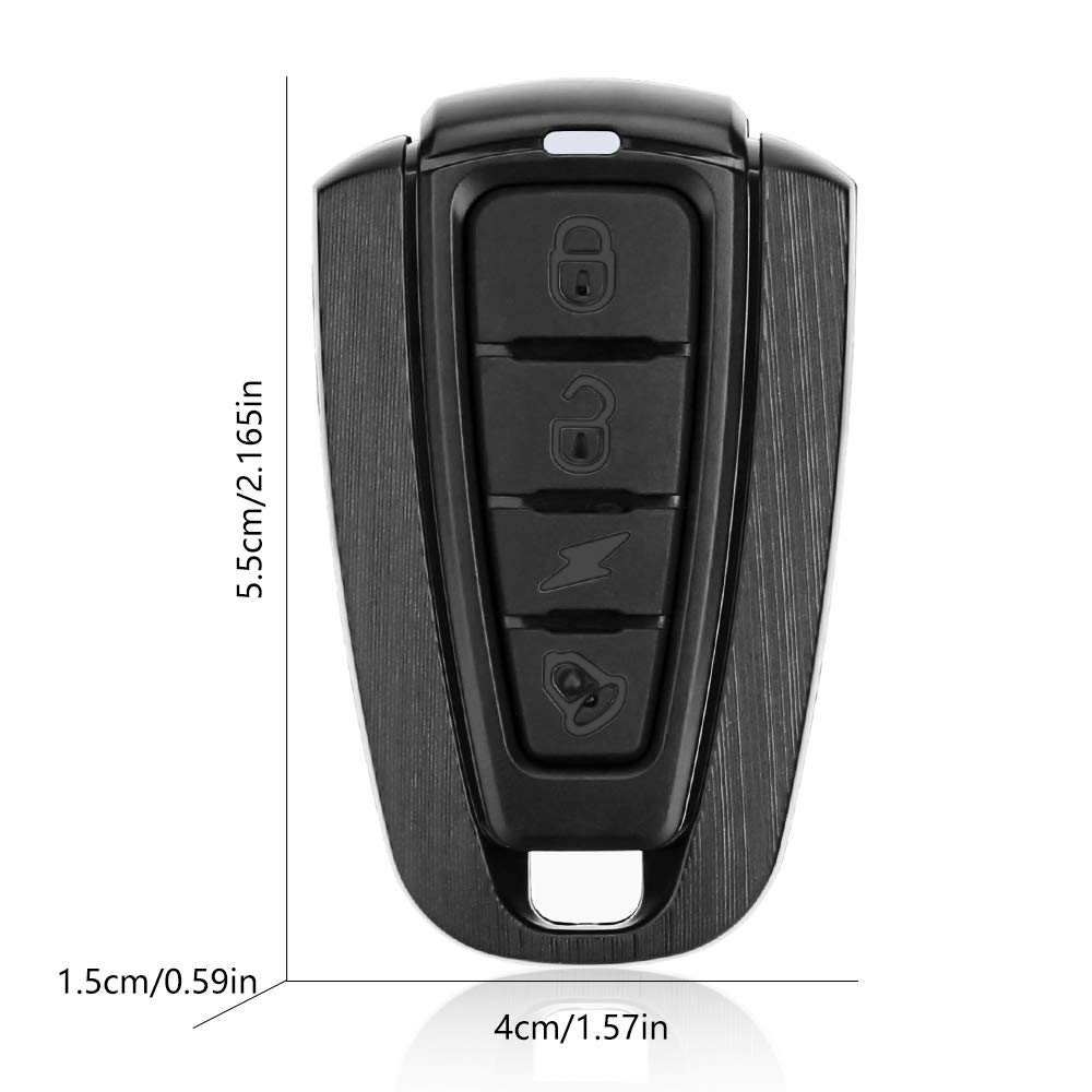 ONVIAN Bicycle Tail Lights with 115dB Bike Alarm 2 Remotes,USB Rechargeable Automatic Brake Sensing Rear Lights for Night Riding 4 Lights Modes IPX5 Waterproof Bike Hron Volume Sensitive Adjustable