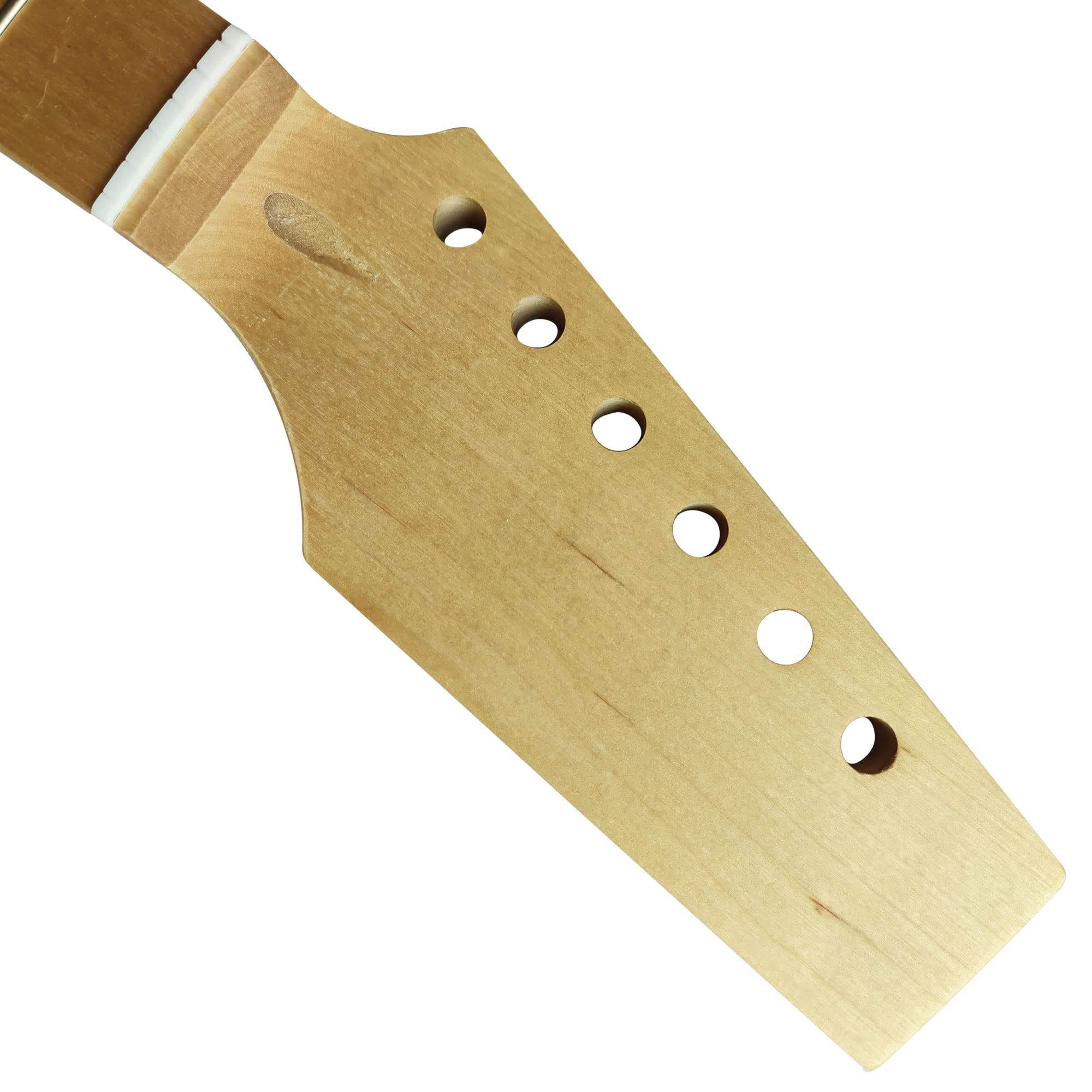 TL Style DIY Unfinished 6 String Electric Guitar Kit Basswood Body With Sanding Sealer,Maple Neck Rosewood Fingerboard,Includes All Parts