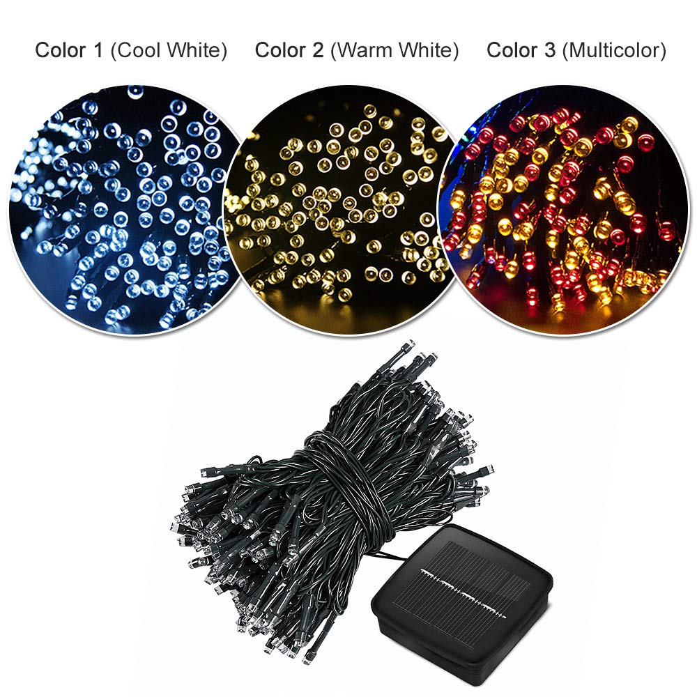 Lixada Solar Christmas Lights,72ft 200 LED Solar String Lights, IP65 Waterproof Starry Fairy Lights for Connectable Home Decor Lights for Patio Garden Wedding Holiday Halloween