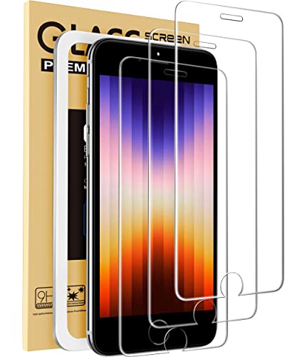 Mkeke Compatible with iPhone 13 Screen Protector/iPhone 13 Pro Glass Screen Protector Tempered 6.1 inch 3-Pack
