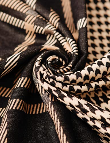 Scarfs for Women Pashmina Shawl Wrap for Evening Dressing Winter Thick Warm Knit Scarf Blanket Open Front Poncho Cape