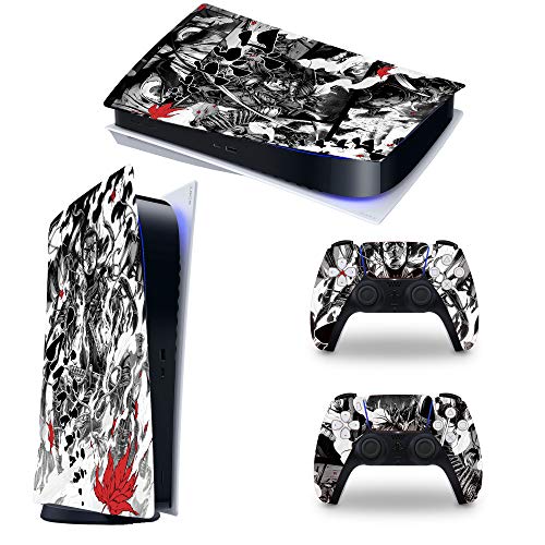 Playstation 5 Digital Edition Skin Set – Tsushima - HD Printing Vinyl Skin Cover Protective for PS5 Digital Edition Console and 2 PS5 Digital Edition Controller