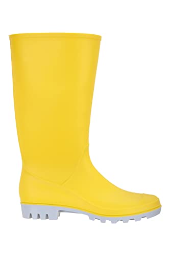 Mountain Warehouse Splash Womens Rain Boots Yellow Womens Shoe Size 9 US