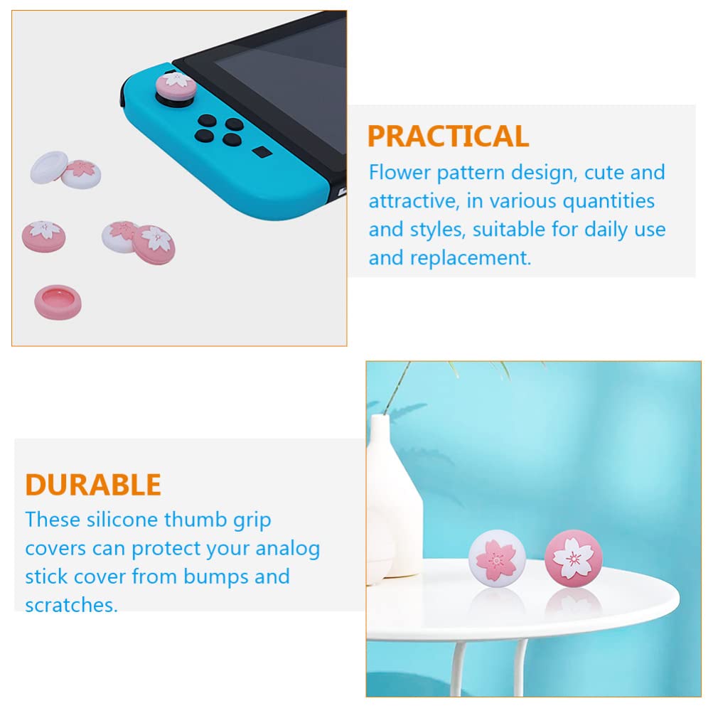UKCOCO Joystick Thumb Grip Cap Cover Silicone Thumb Grip Caps Cover Thumb Stick Cap Compatible for Switch LITE 20pcs
