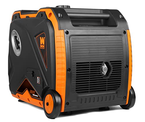 WEN DF452iX Super Quiet 4500-Watt Remote Electric Start Dual Fuel RV-Ready Portable Inverter Generator with Fuel Shut-Off and CO Watchdog