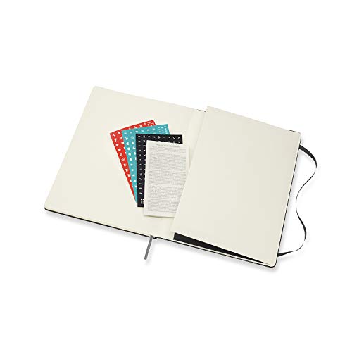 Moleskine 12 Month 2021 Monthly Planner, Hard Cover, XL (7.5" x 9.5") Black