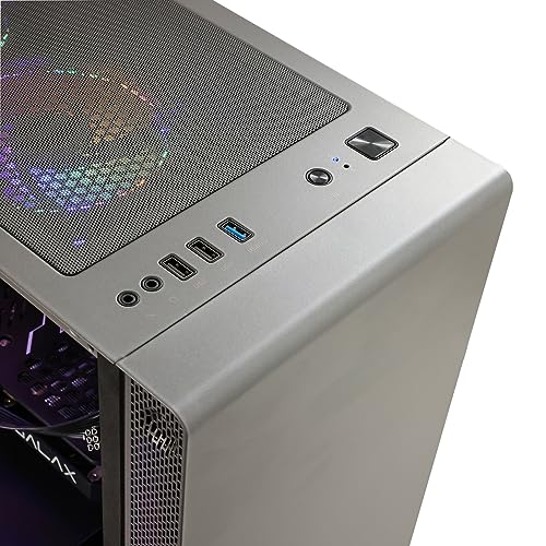 MXZ Gaming PC Desktop Computer, AMD Ryzen 5 5600, RX6700XT,16GB DDR4, NVME 1 T SSD, 6RGB Fans, Win 11 Pro Ready, Gamer Desktop Computer(R5 5600| RX 6700XT)