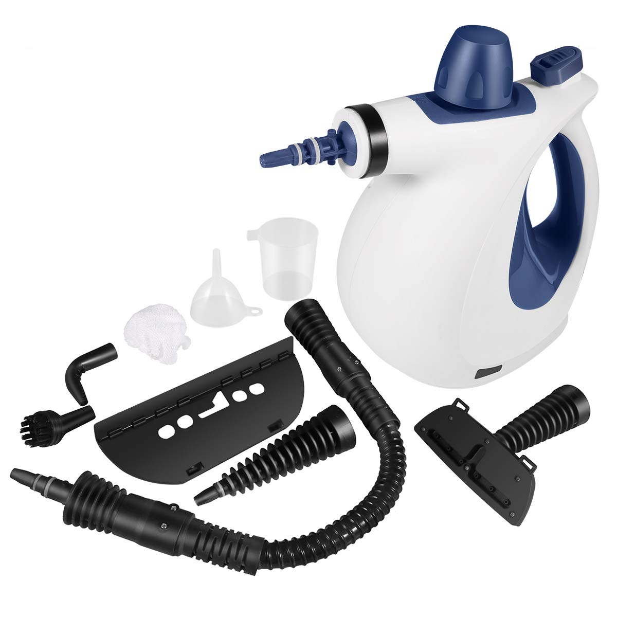 Multi-Purpose Handheld Pressurized Steam Cleaner, Chemical-Free Steam Cleaning with 9-Piece Accessories, Steam Cleaner for Stain Removal, Carpets, Curtains, Car Seats, Kitchen Surface & Much More