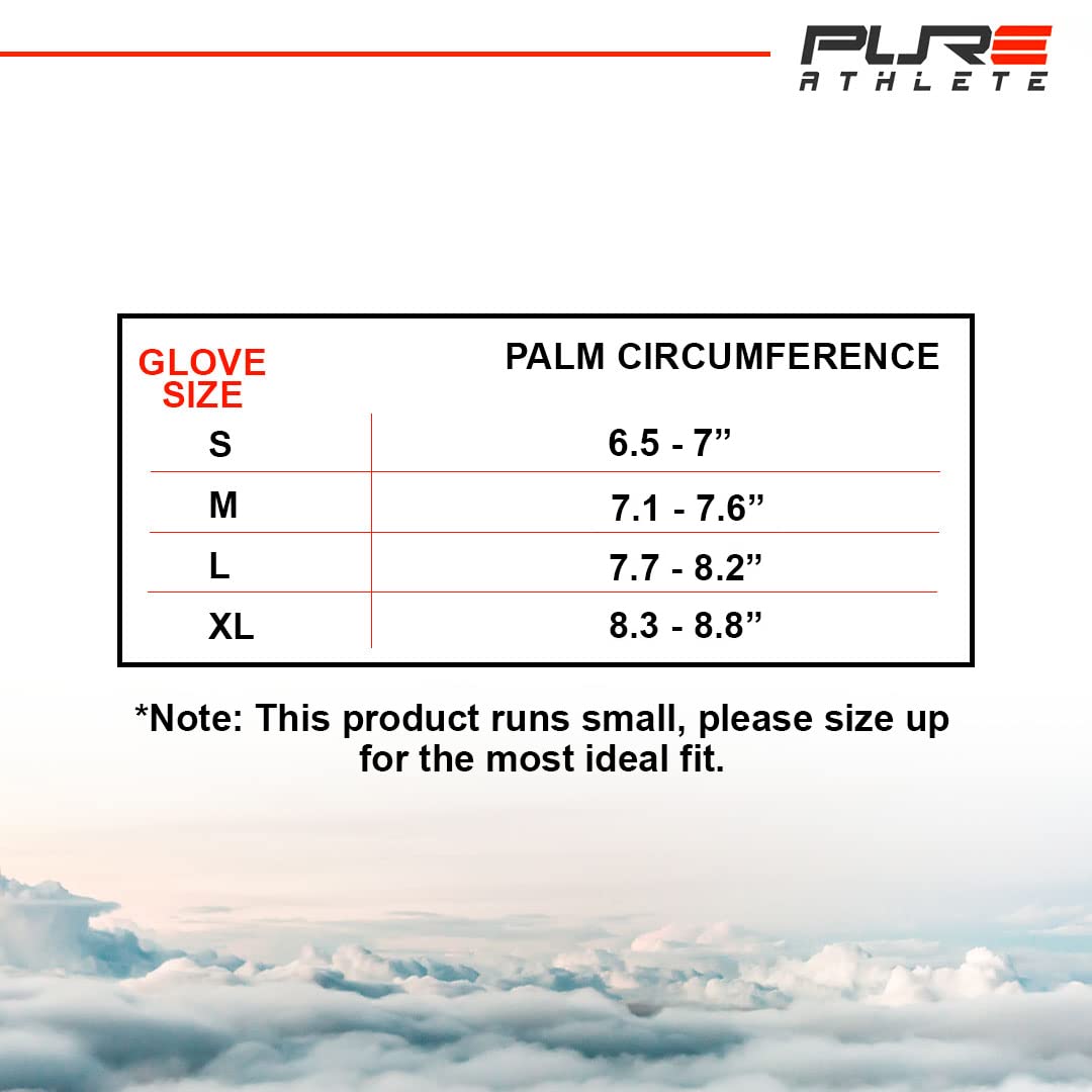 Pure Premium Leather Golf Glove - Single Gloves for Left Right Handed Golfer (White, X-Large, Left)
