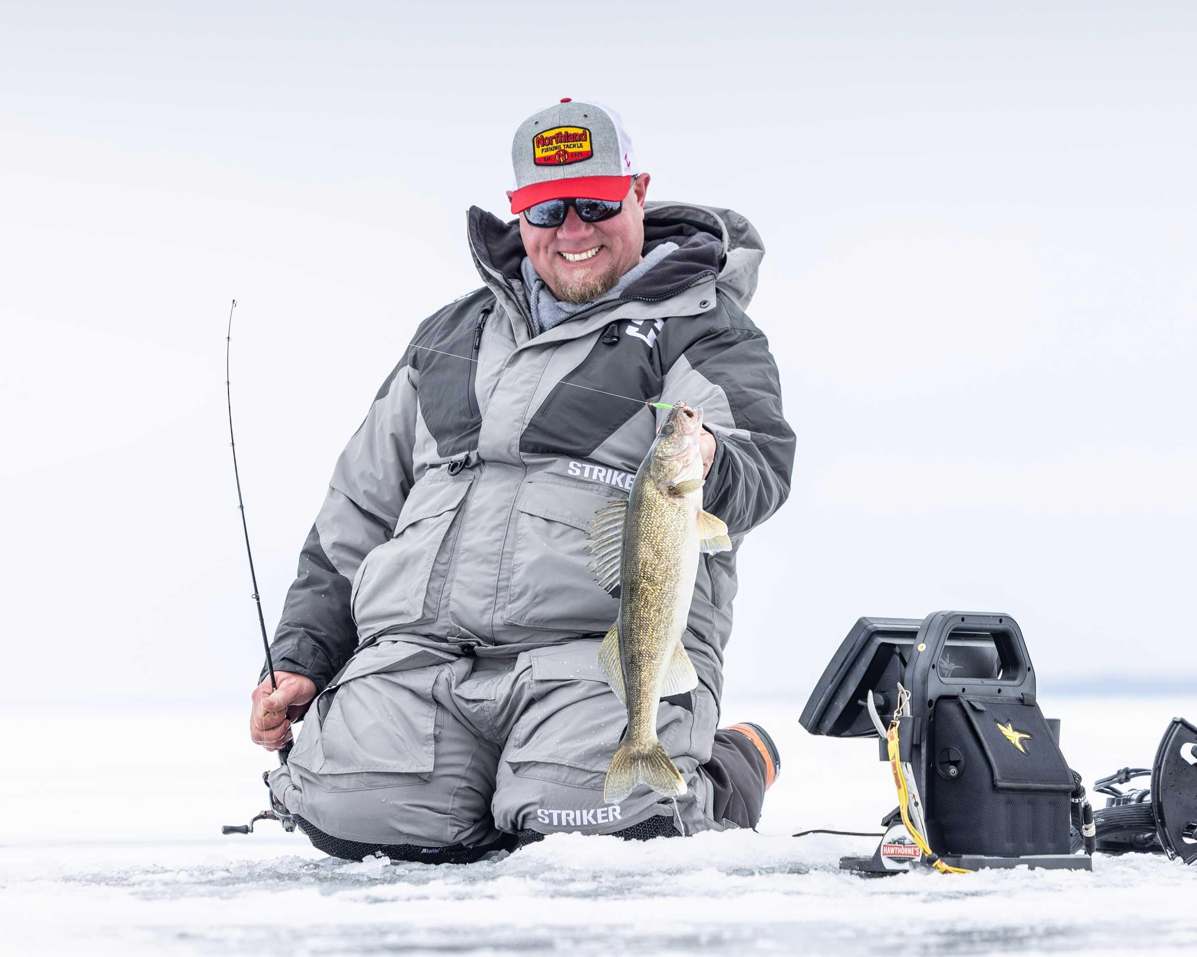 Northland Fishing Tackle Buck-Shot Ice Fishing Rattle Spoon, Sneeze, 3/4 Oz, 1/Cd