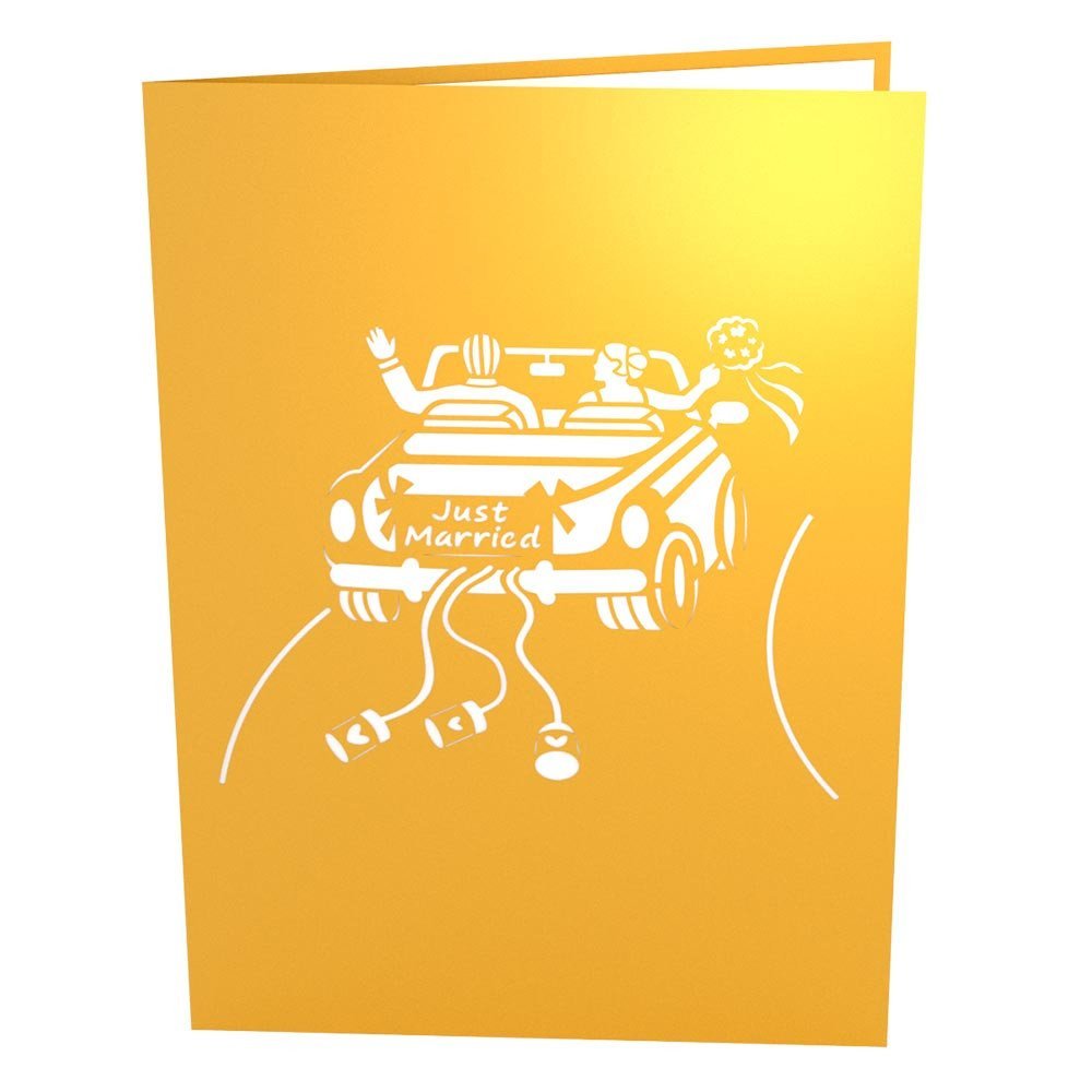 Lovepop 3D Pop Up Greeting Card - Wedding Car