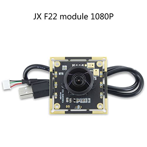 Yuisle JX-F22 Camera Module Board 1080P 2MP 180-Degree Panoramic-View Wide Angle Lens for Face Recognition Projects