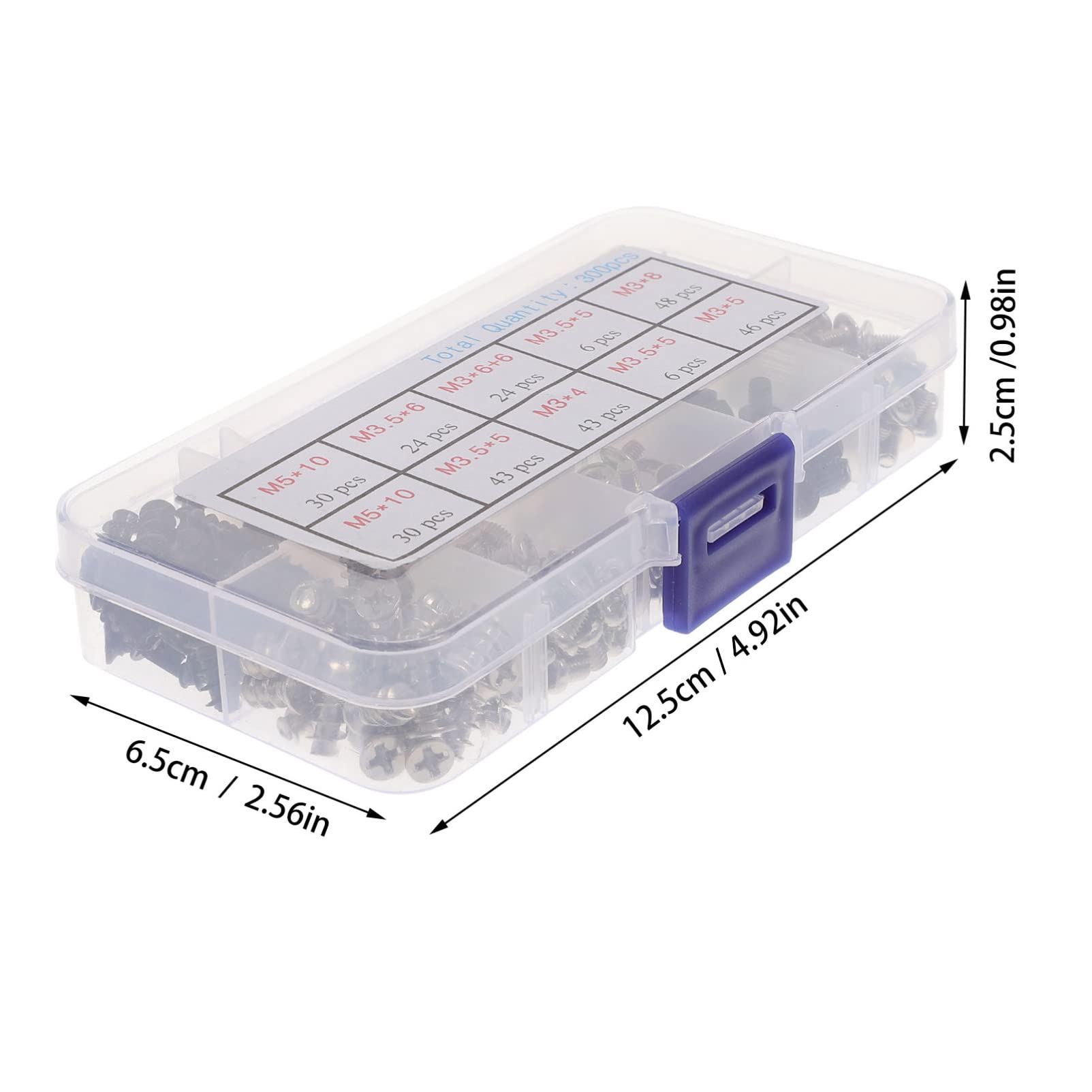 VILLCASE 1 Set Computer Host Screw Motherboard Standoffs Screw Kit Computer DIY Kit Computer Parts Computer Mounting Screws Lapdesk Screw Assortment Laptop Self-Tapping Stainless Steel
