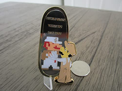 United States Navy Chief Mario and Luigi Brothers and Yoshi Goat Locker CPO Challenge Coin Set