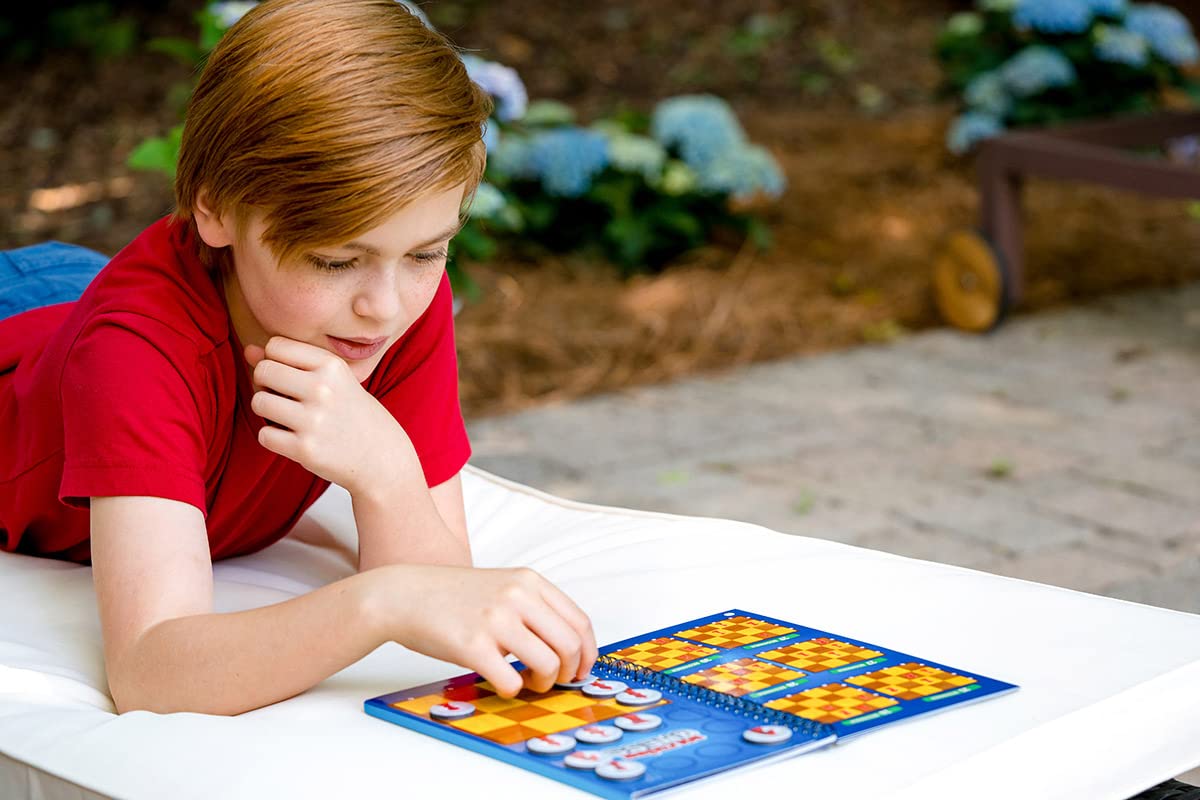 ThinkFun Solitaire Chess Magnetic Travel Puzzle - Engaging Logic Game & STEM Toy for Kids & Adults | Enhances Problem-Solving & Strategic Thinking | Ideal for Age 8 and Up | Travel-Friendly Design