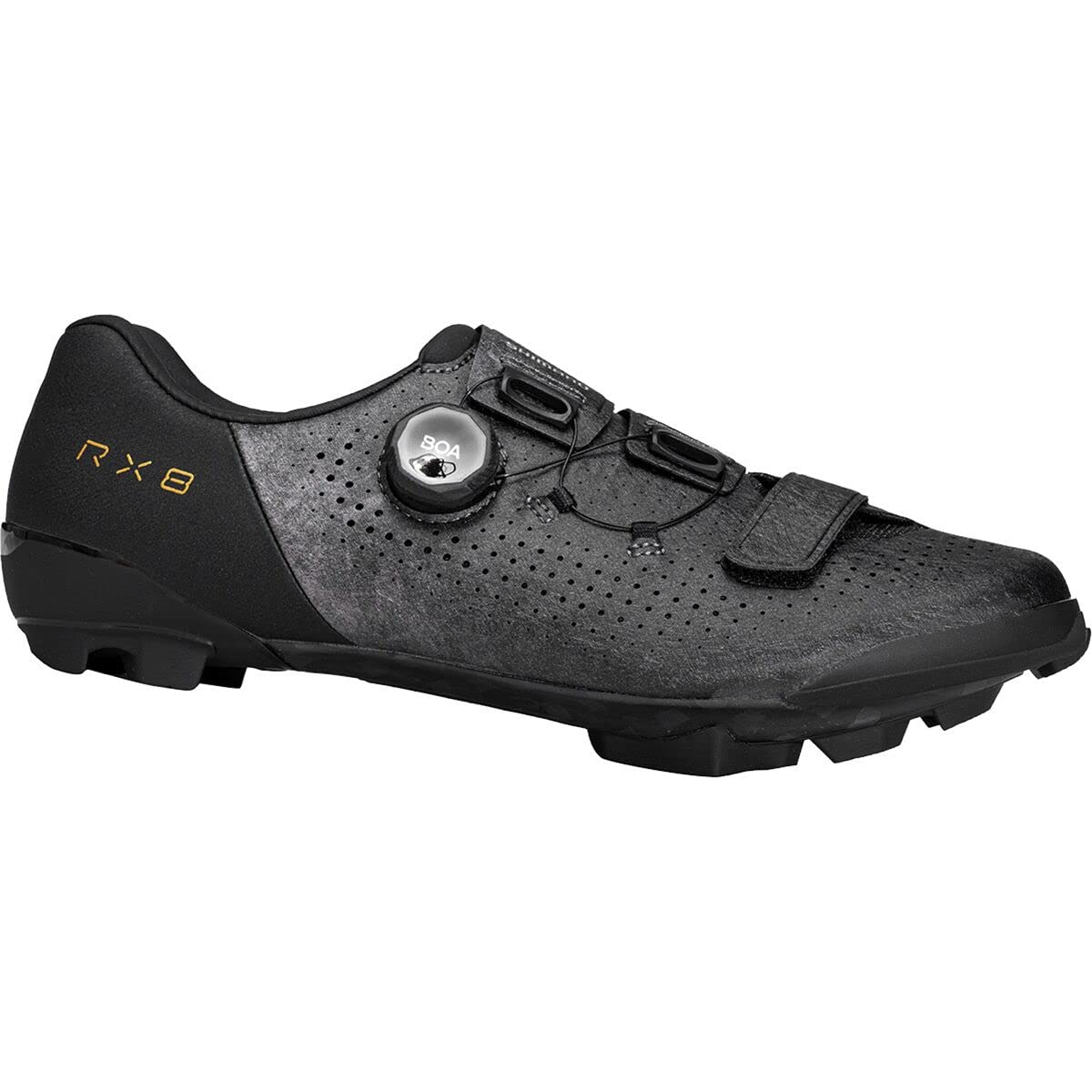 SHIMANO RX801 Wide Mountain Bike Shoe - Men's Black, 43.0