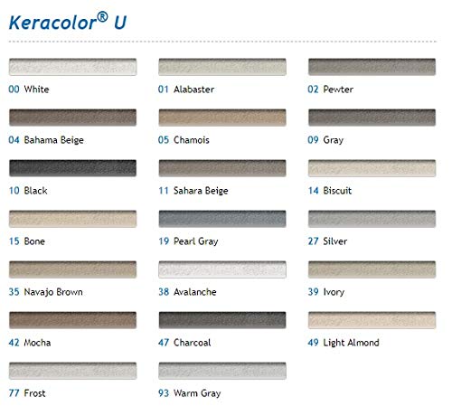 MAPEI Keracolor U UnSanded Powder Grout - 10LB/Bag - Premium Superior (00 White)
