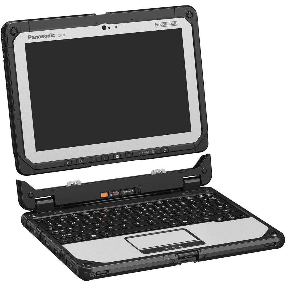 Toughbook Panasonic 2-in-1 CF-20 MK2, CF-20G0205VM, Intel i5-7Y57, 256GB SSD, 8GB RAM, Bridge Battery, 4G LTE, dGPS, Win 10 Pro