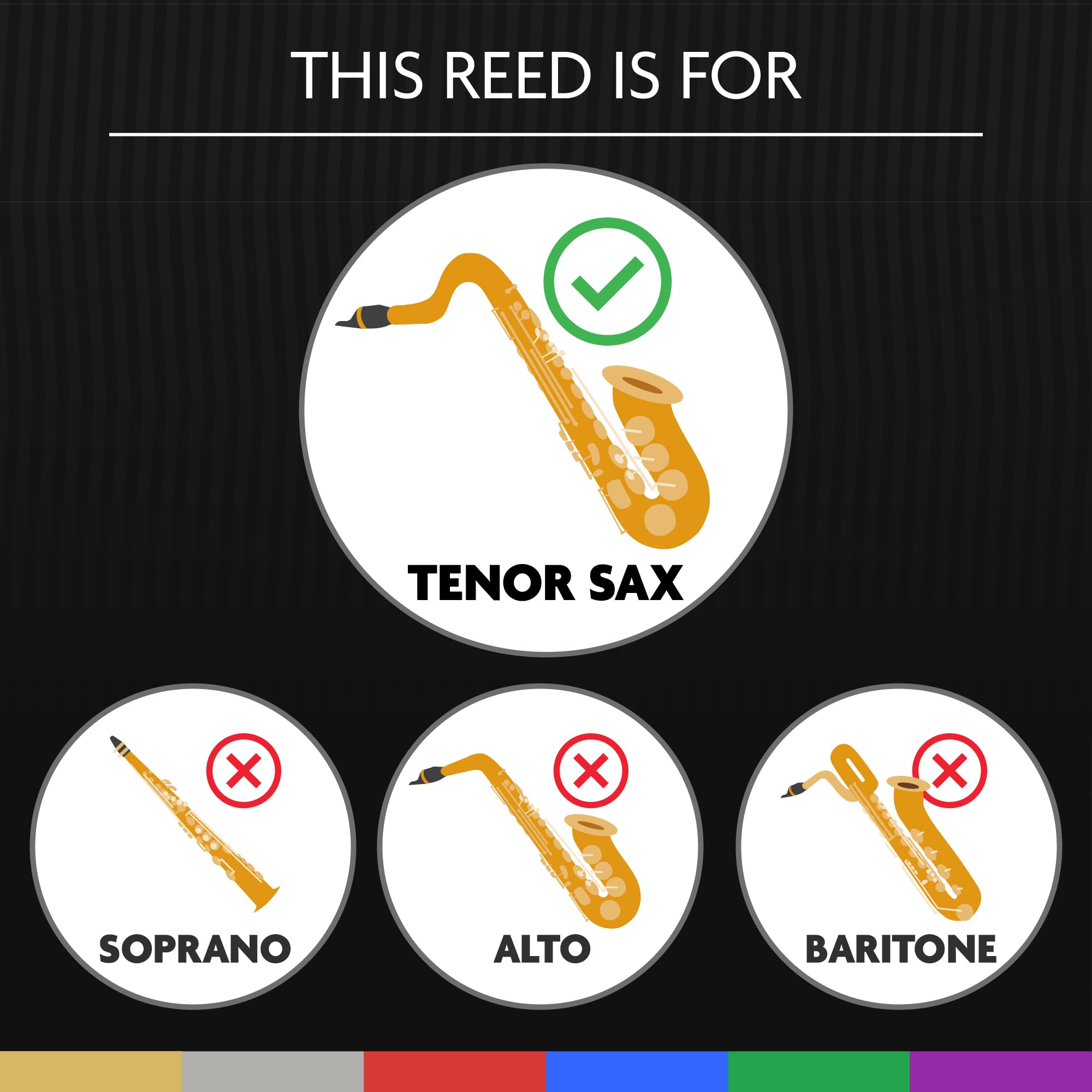 Légère Reeds - Tenor Saxophone Reed, Classic, Strength 2.00 (TS2.00) - Premium Synthetic Woodwind Reed
