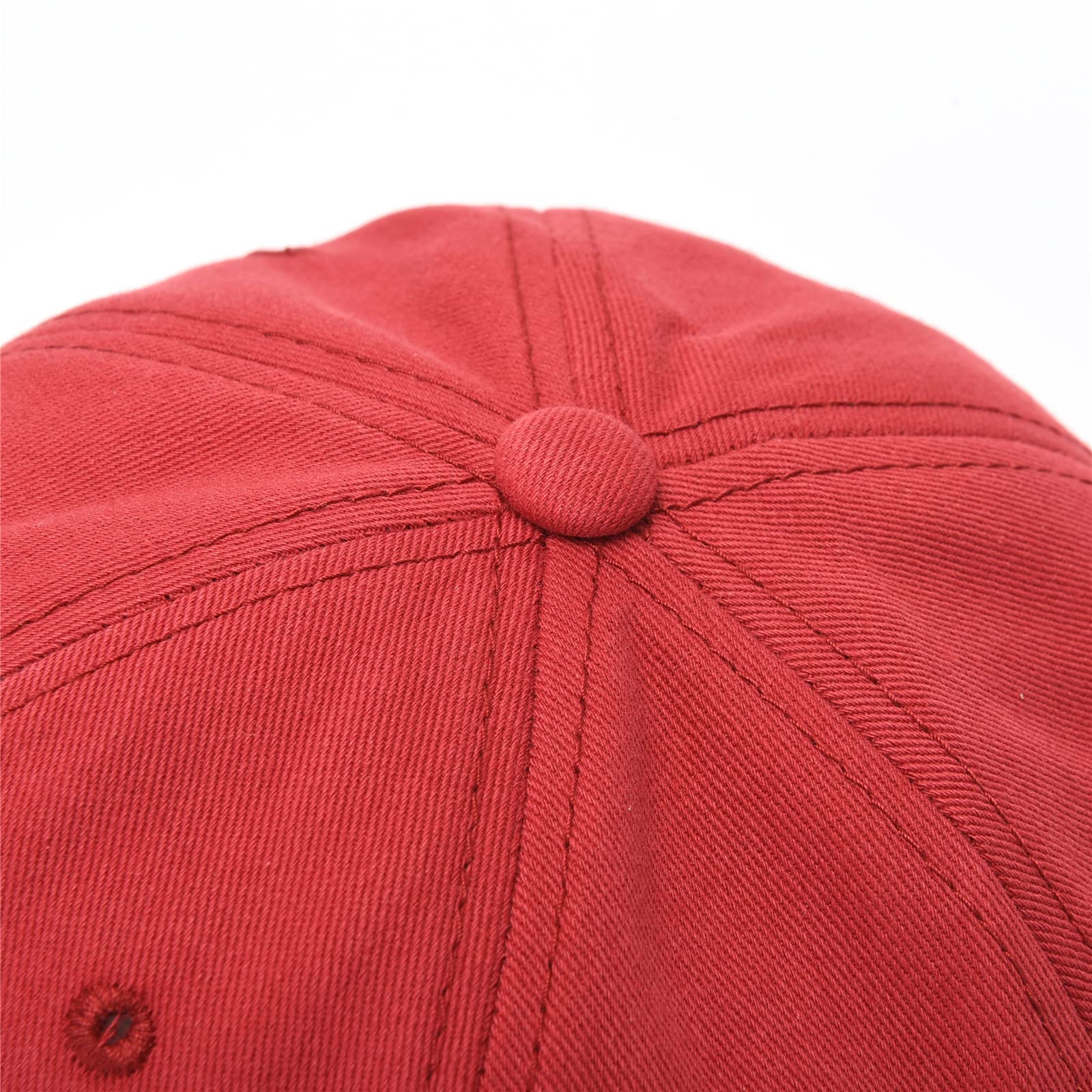 SINOCH PUM Unisex American University Adjustable Baseball Cap Golf Dad Hat for Men and Women Casual Wear Red