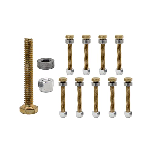 Thaekuns 10pcs 1501216 1501216MA 1501216MA-A 301172 3943MA 500026MA 722130 8938 Shear Pins Spacers & Nuts for AYP Craftsman Murray Snow Throwers