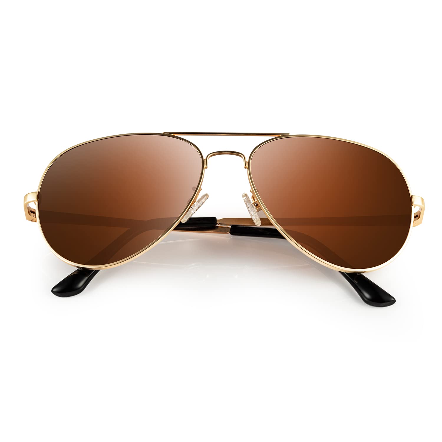 SIPHEW 2 Pack Classic Round Polarized Sunglasses for Women Lightweight UV Protection Anti-Glare Shades