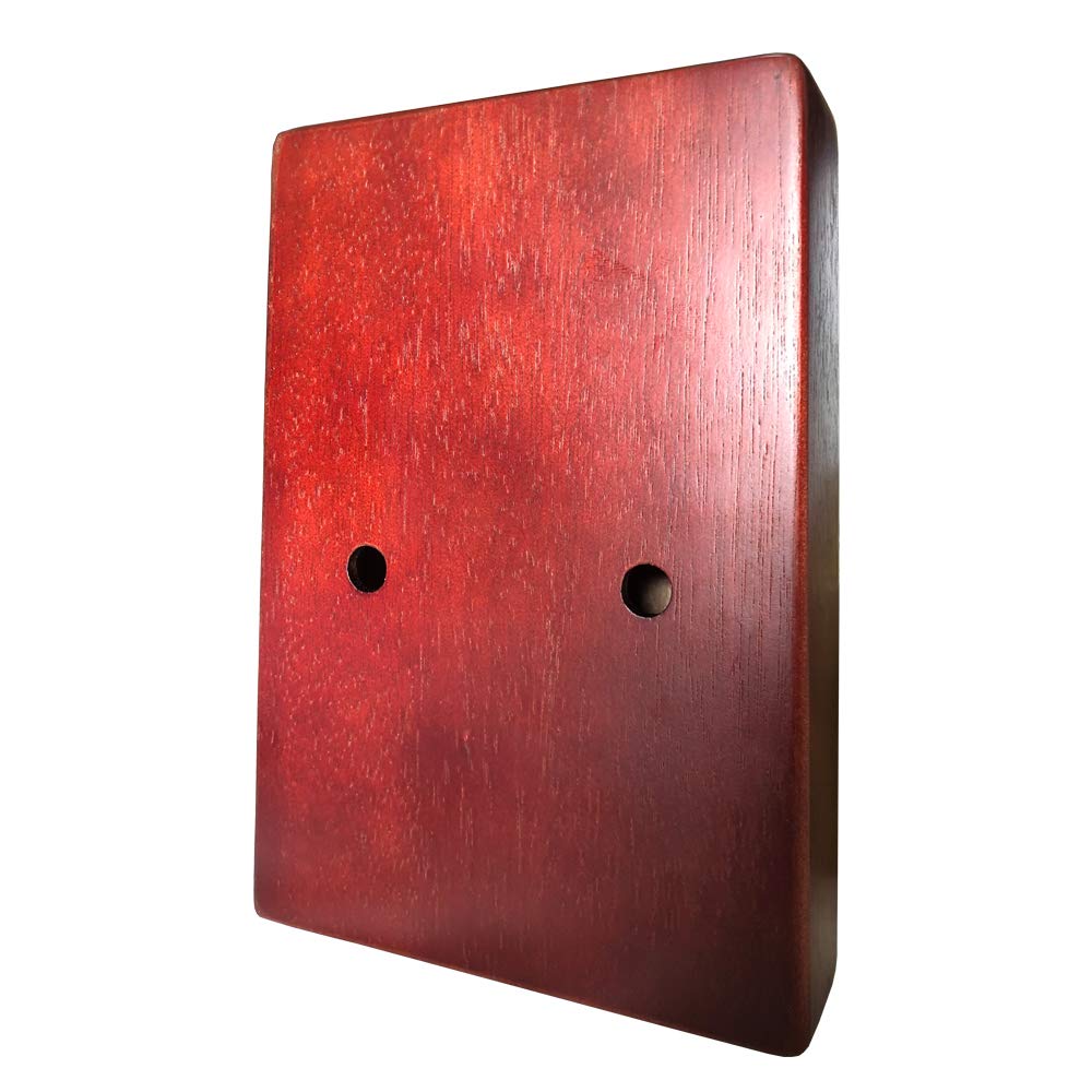 Luvay Kalimba 17 key Thumb Piano, Solid Mahogany Body (Dark Color)