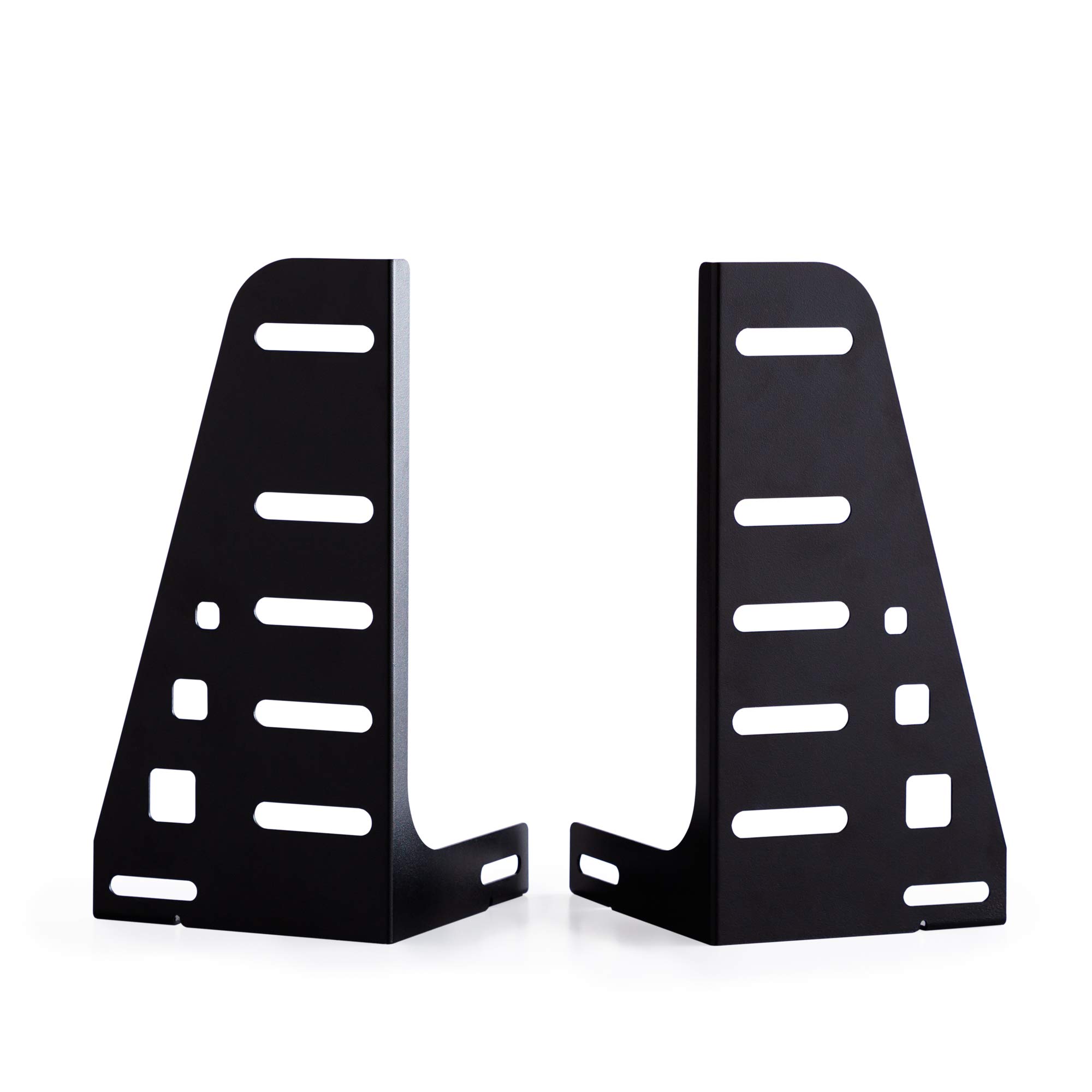 Linenspa Headboard Brackets - Attach Headboard to Platform Bed Frame - Easy to Adjust - Compatible with all Headboards - Durable - Steel - Black(Traditional Headboard Brackets)