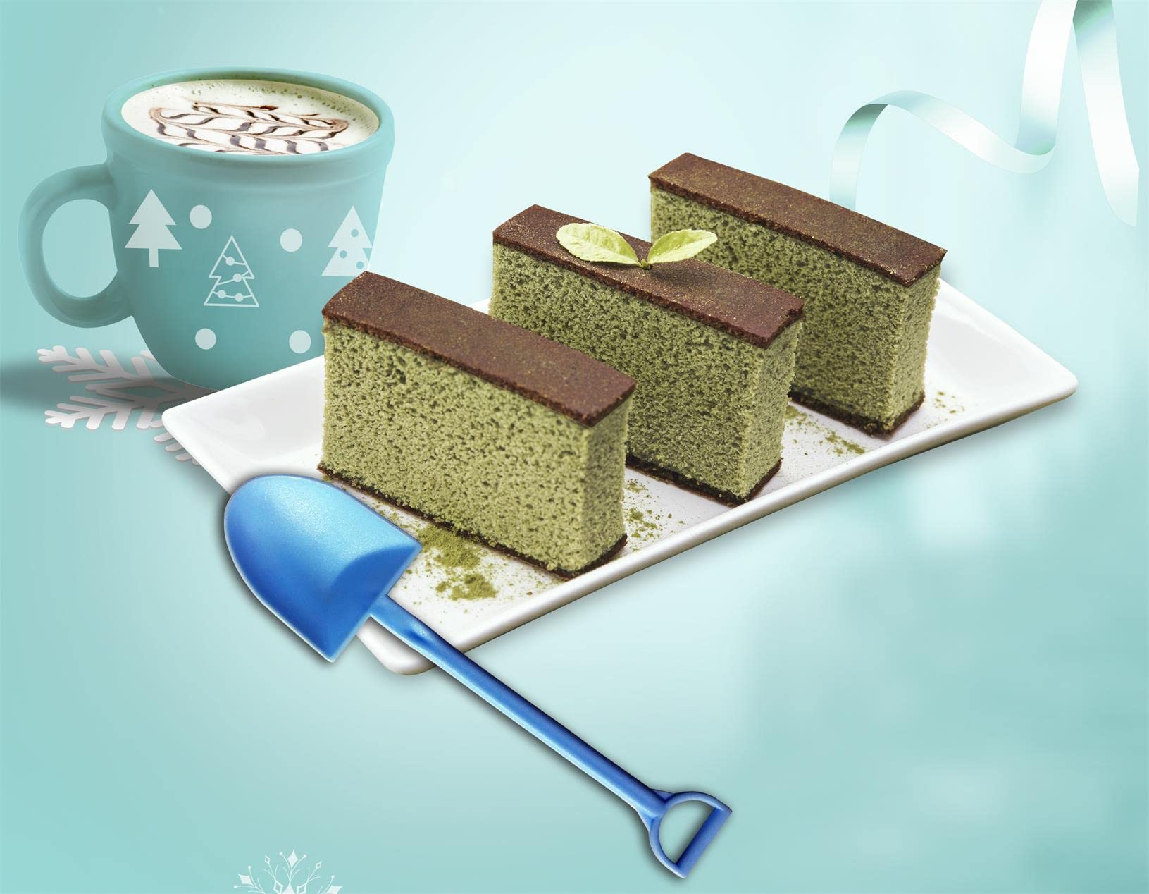 OaaXbbECco Novelty Mini Shovel Shape Spoons Cute Disposable Plastic Dessert Spoons