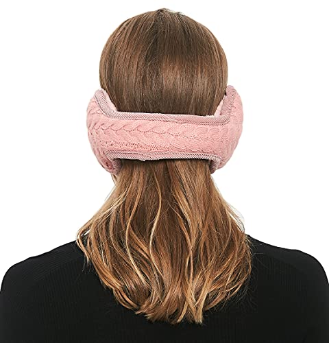 Niction Ear Muffs Winter Women, Womens Winter Earmuffs Unisex Warm Knit Ear Warmers Foldable Ear Muff For Women