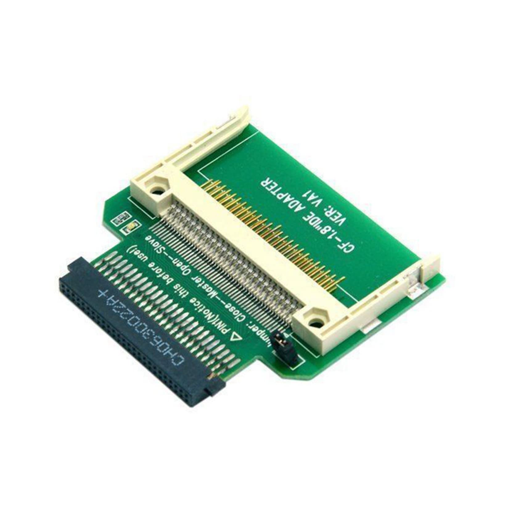Viupolsor 2X Merory Card Flash to 50Pin 1.8 inch IDE Hard Drive Ssd Adapter