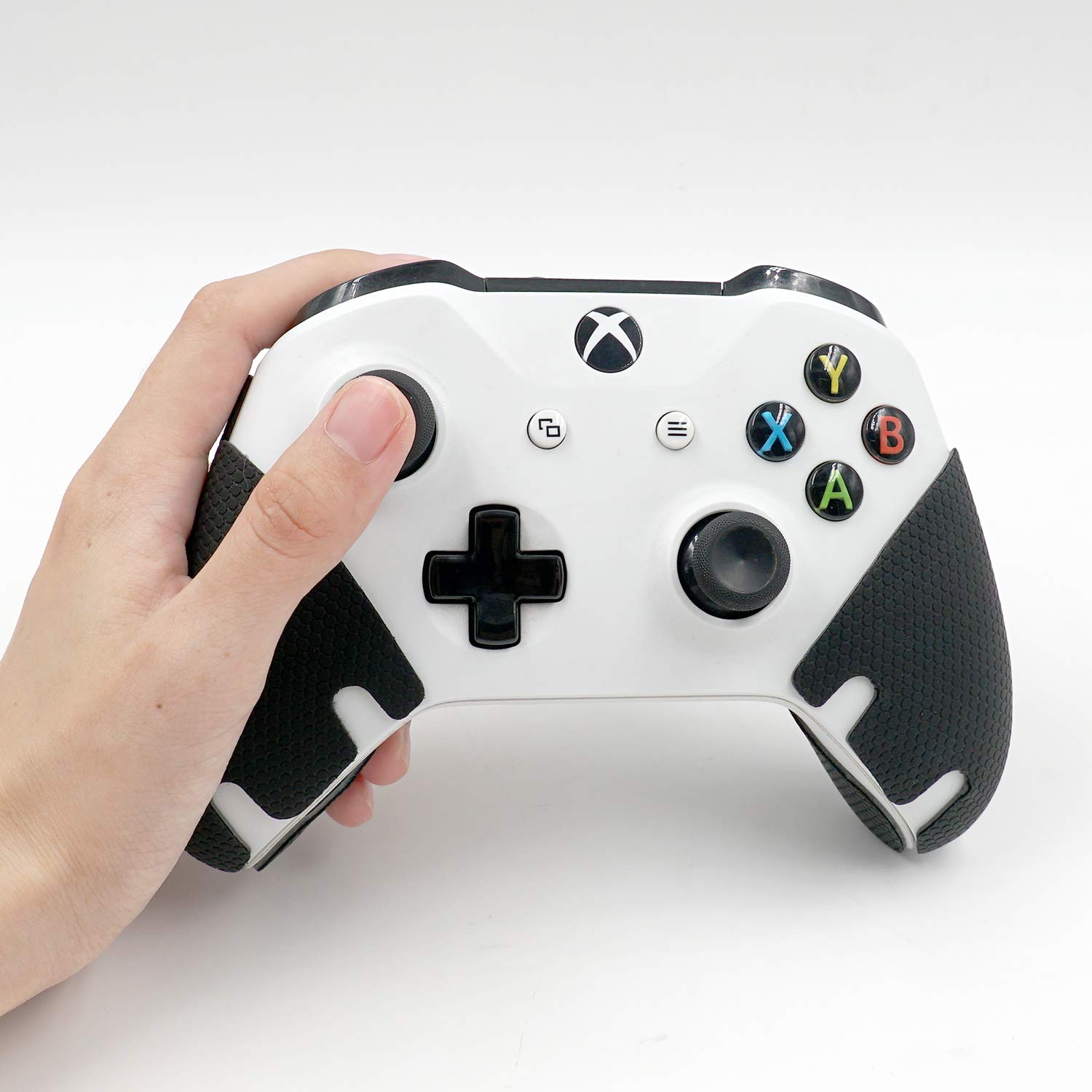 Mcbazel Anti-Slip Sticker Gamepad Handle Grips Skin Sticker Cover for Xbox One Slim X Elite Controller Protective Sticker