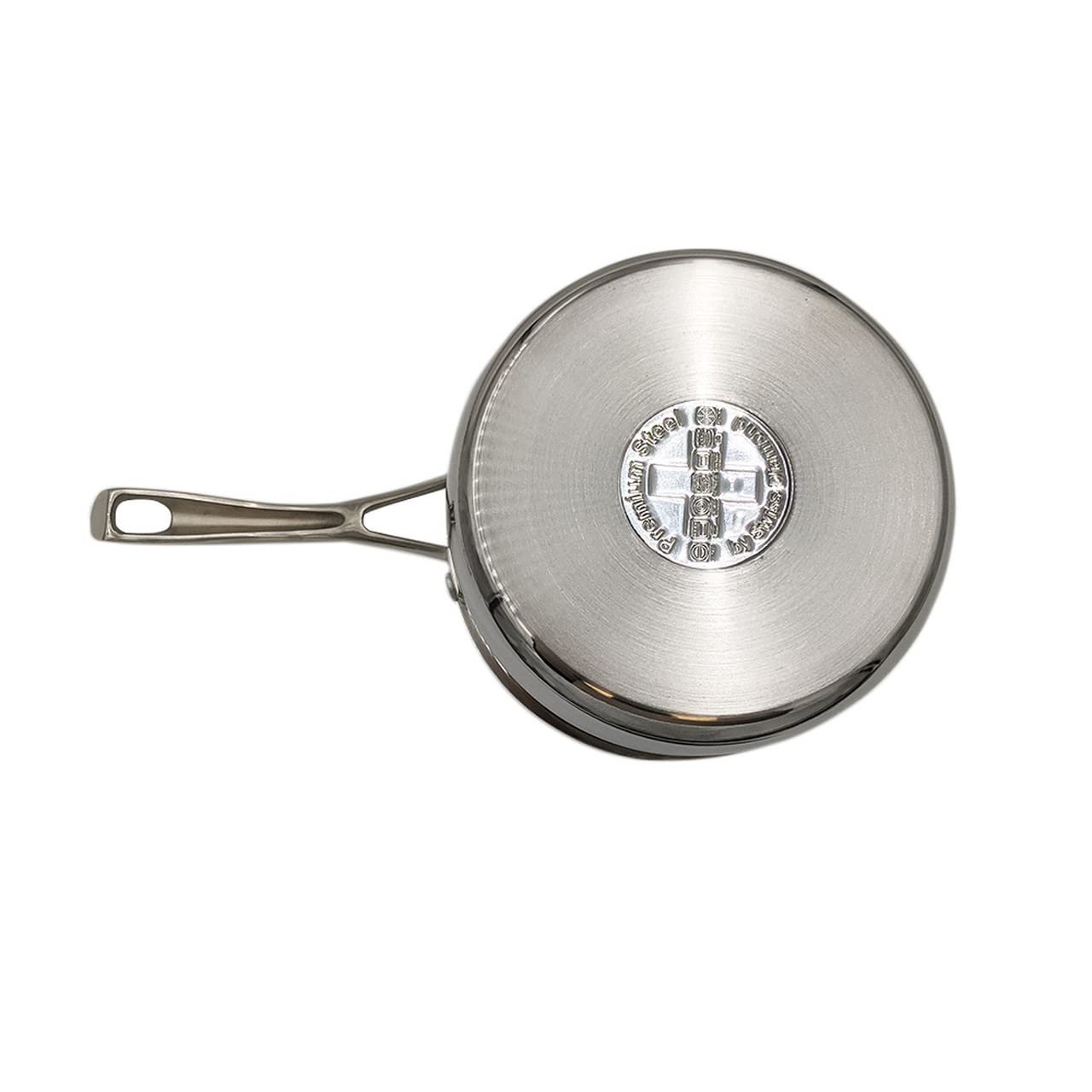 Swiss Diamond Stainless Steel 2.6 Quart Saucepan with Lid β Sauce/Cooking Pot for Induction, Gas, and Other Stoves β Oven-, Dishwasher-Safe, Mirror Finish Cookware
