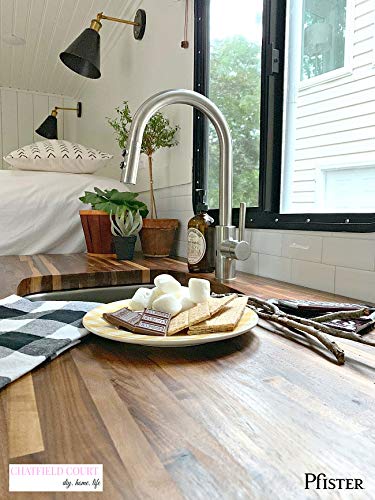 Pfister Stellen Touchless Kitchen Faucet with Pull Down Sprayer, Single Handle, High Arc, Stainless Steel Finish, LG529ESAS