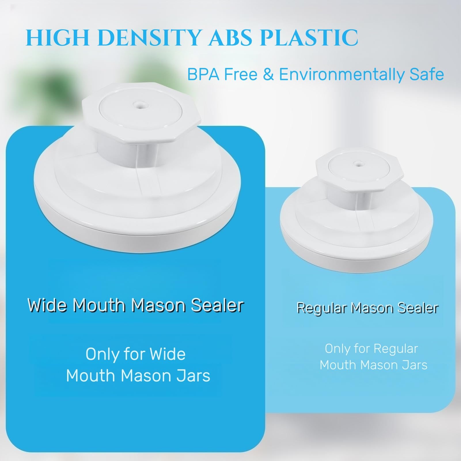 Mason Jar Vacuum Sealer Kit for Food Saver Jar Sealer Attachment,Food Storage with Accessory Hose for Regular and Wide Mouth Mason Jars