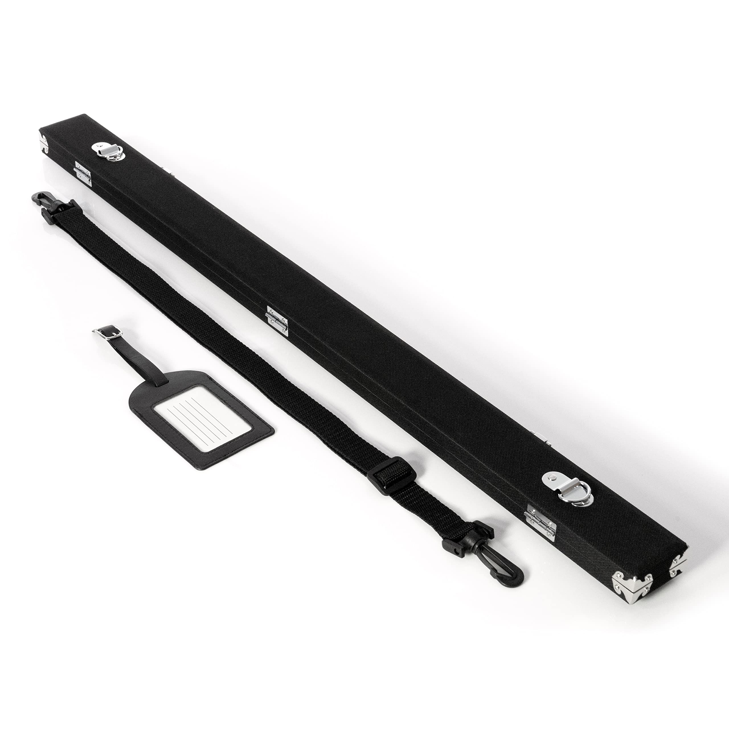 Smith & Basil Cello Bow Case - Fits One 4/4 Violin, Cello or Viola Bow - Hard Outer Shell with Premium Internal Velvet Padding - Shoulder Strap, Name Tag and Music Sheet Clip Included