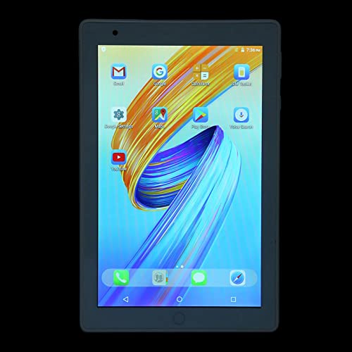 Zyyini 8inch HD Tablet, 1960x1080 IPS HD Touch Screen Tablet PC with 178 Degree Wide Viewing Angle, for Android 11 Dual Cards Dual Standby Octa Core Dual Camera Calling Tablet 2GB 32GB(Gold)