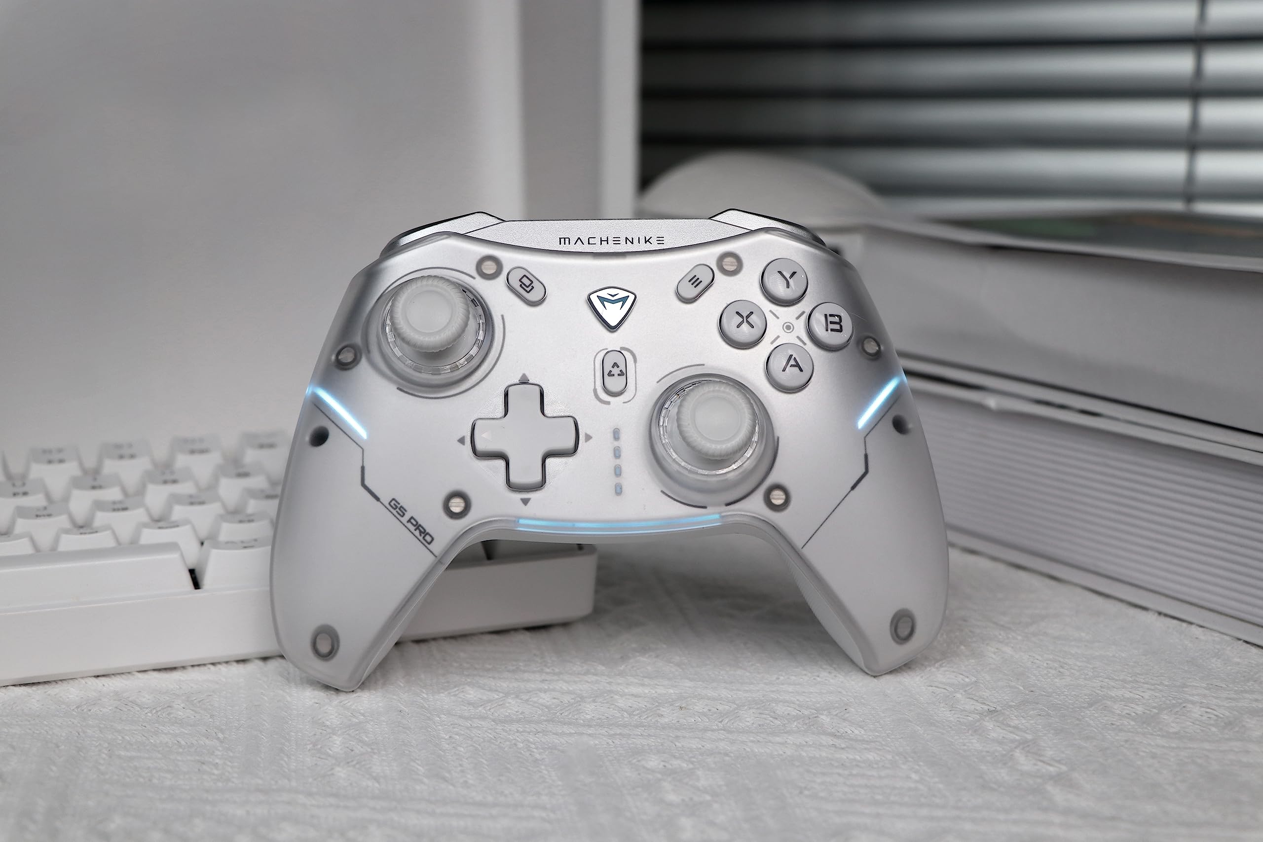 Machenike G5 Pro Tri-mode Switch Controller, USB/Bluetooth 5.0/2.4G, with Programmable Button, Joystick, Hall Trigger, Kailh Micro Switches, Switch Remote Gamepad for PC, NS, iOS, Android, TV box