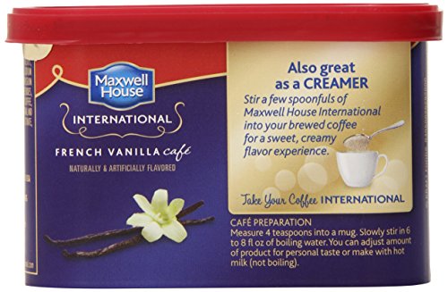Maxwell House International French Vanilla Latte, 10.1 Ounce