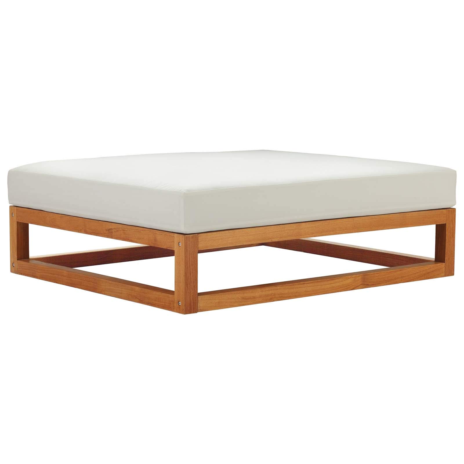 Modway EEI-3422-NAT-WHI Newbury Lounge & Deep Seating Chairs