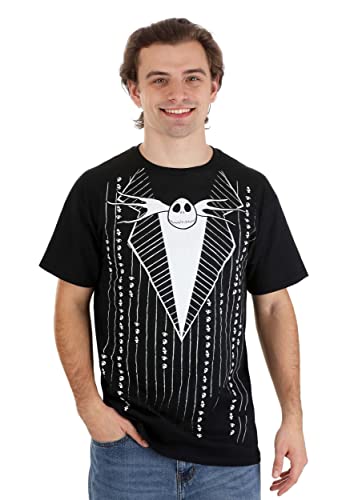 Mad Engine Adult Jack Skellington Tux Shirt - L