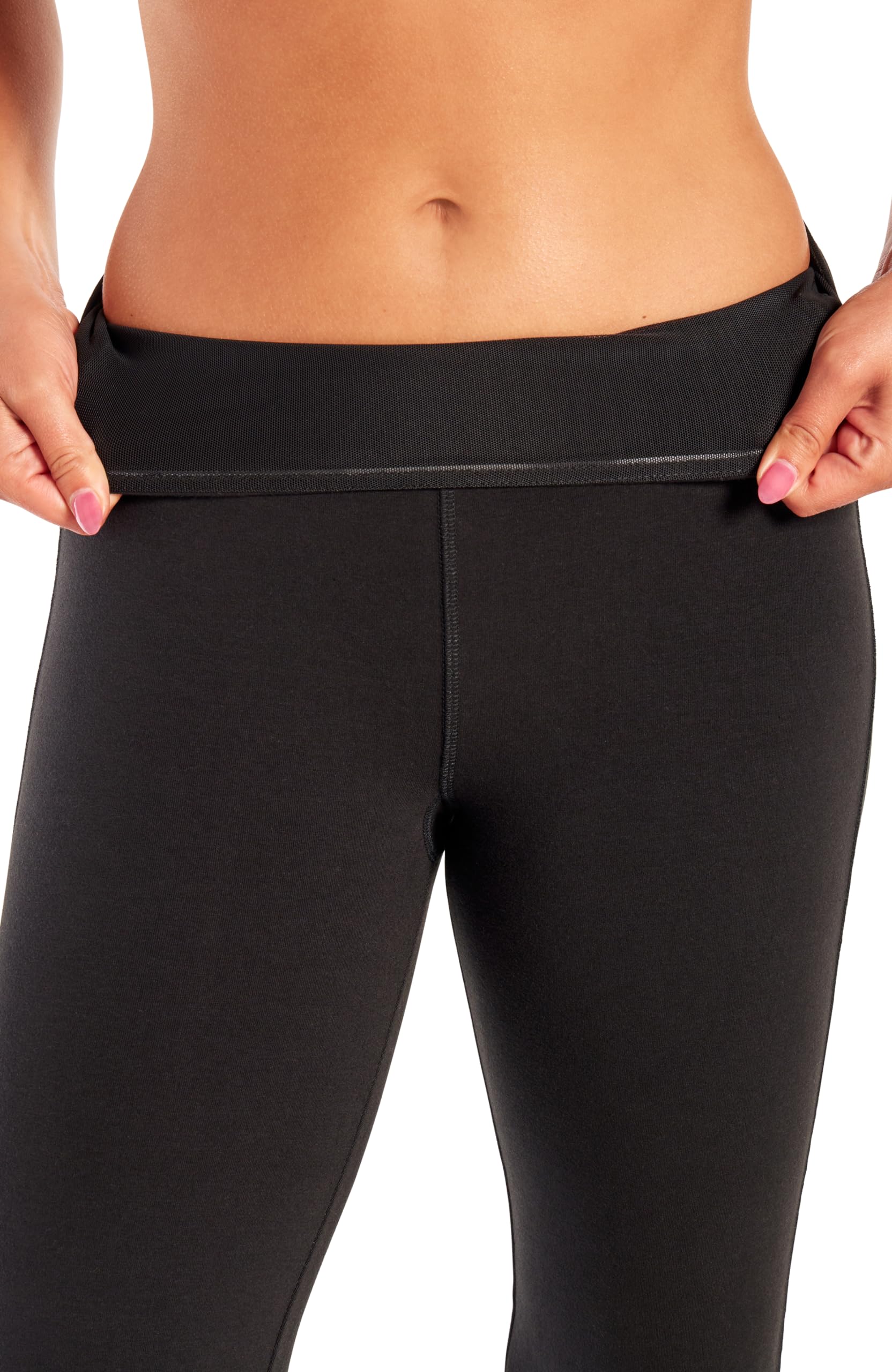 Marika Women's Carrie Tummy Control Bootleg Pant, Black, Medium/34" Inseam