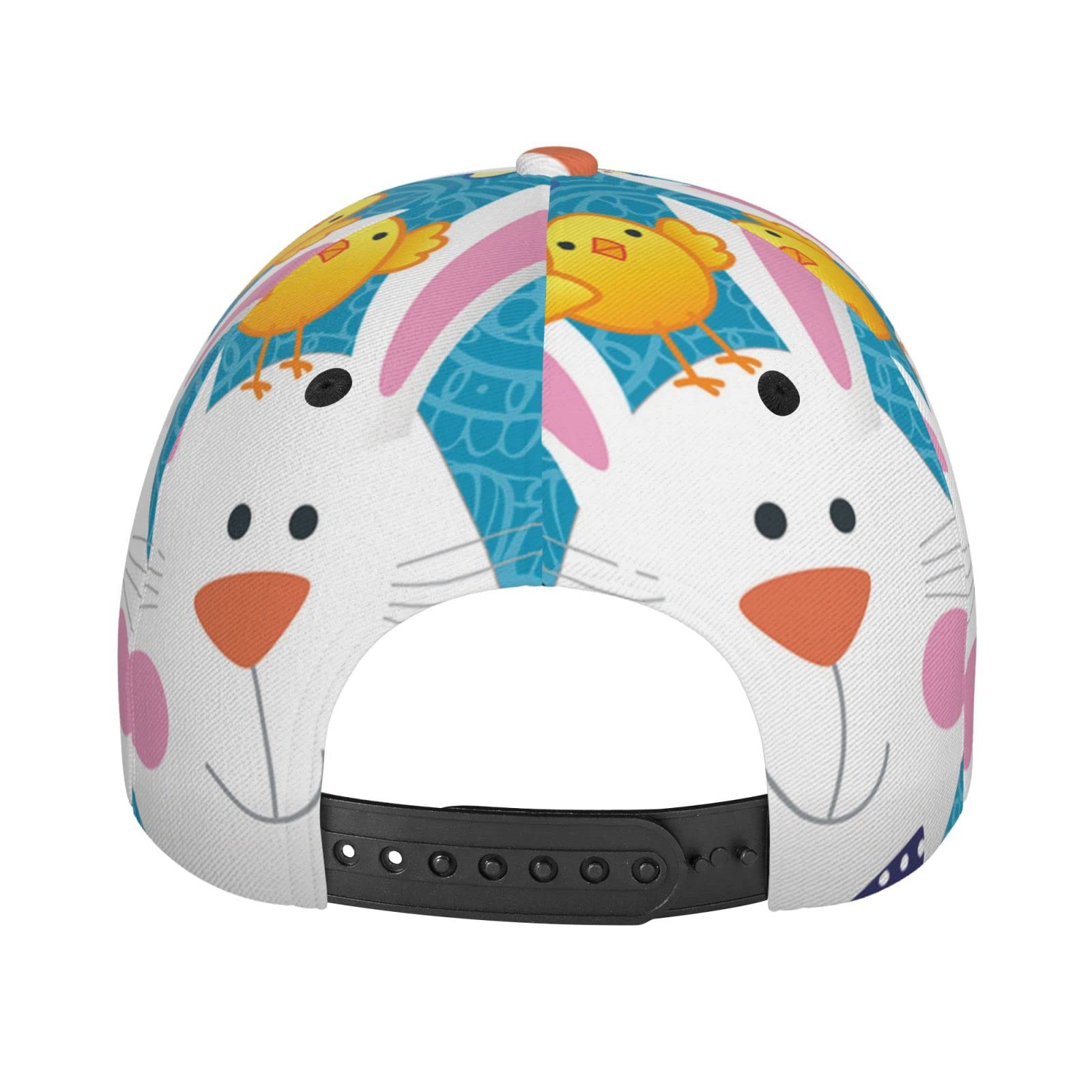 Unisex Spring Happy Easter Holiday Baseball Cap is Adjustable for All Season Running Training and Outdoor Activities