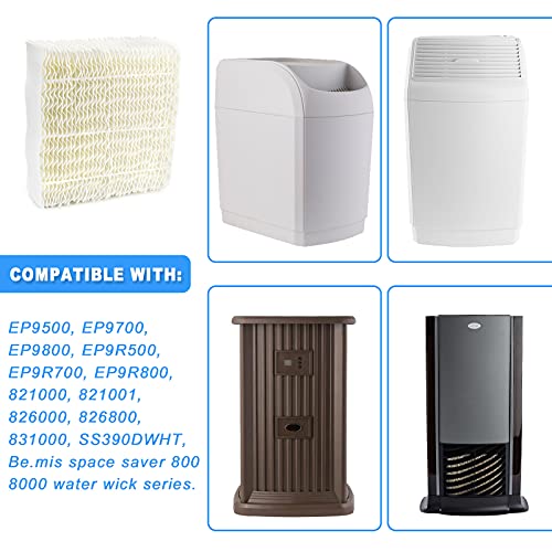 TOMOON 1043 Super Wick Humidifier Filter - Replacement for Essick Air Aircare 831000 EP9500 EP9800 836000HB and Spacesaver 800 8000 Series humidifier